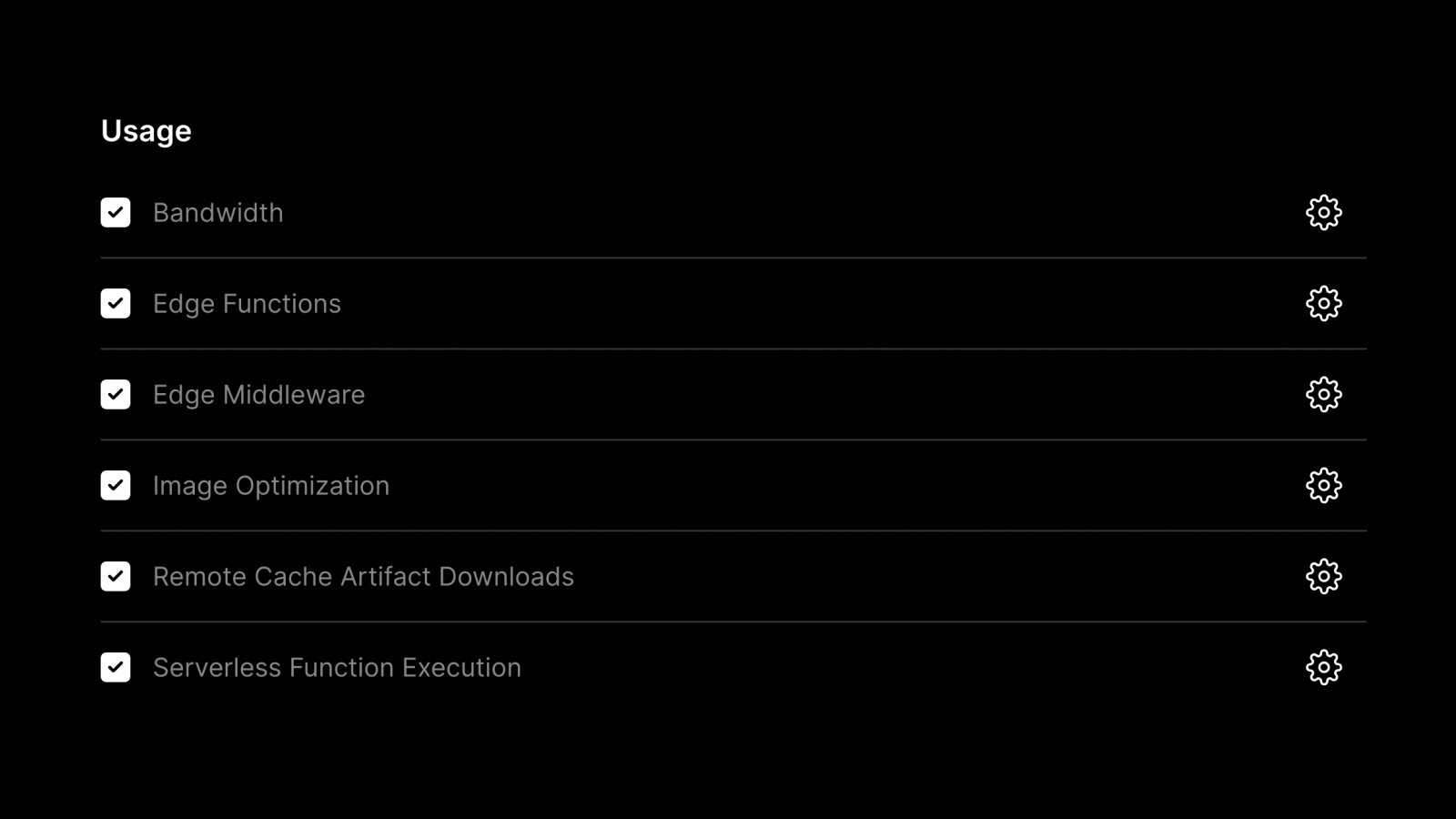 Usage notification settings is now generally available - Vercel