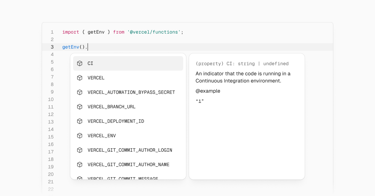 New utilities to work with Vercel Functions - Vercel