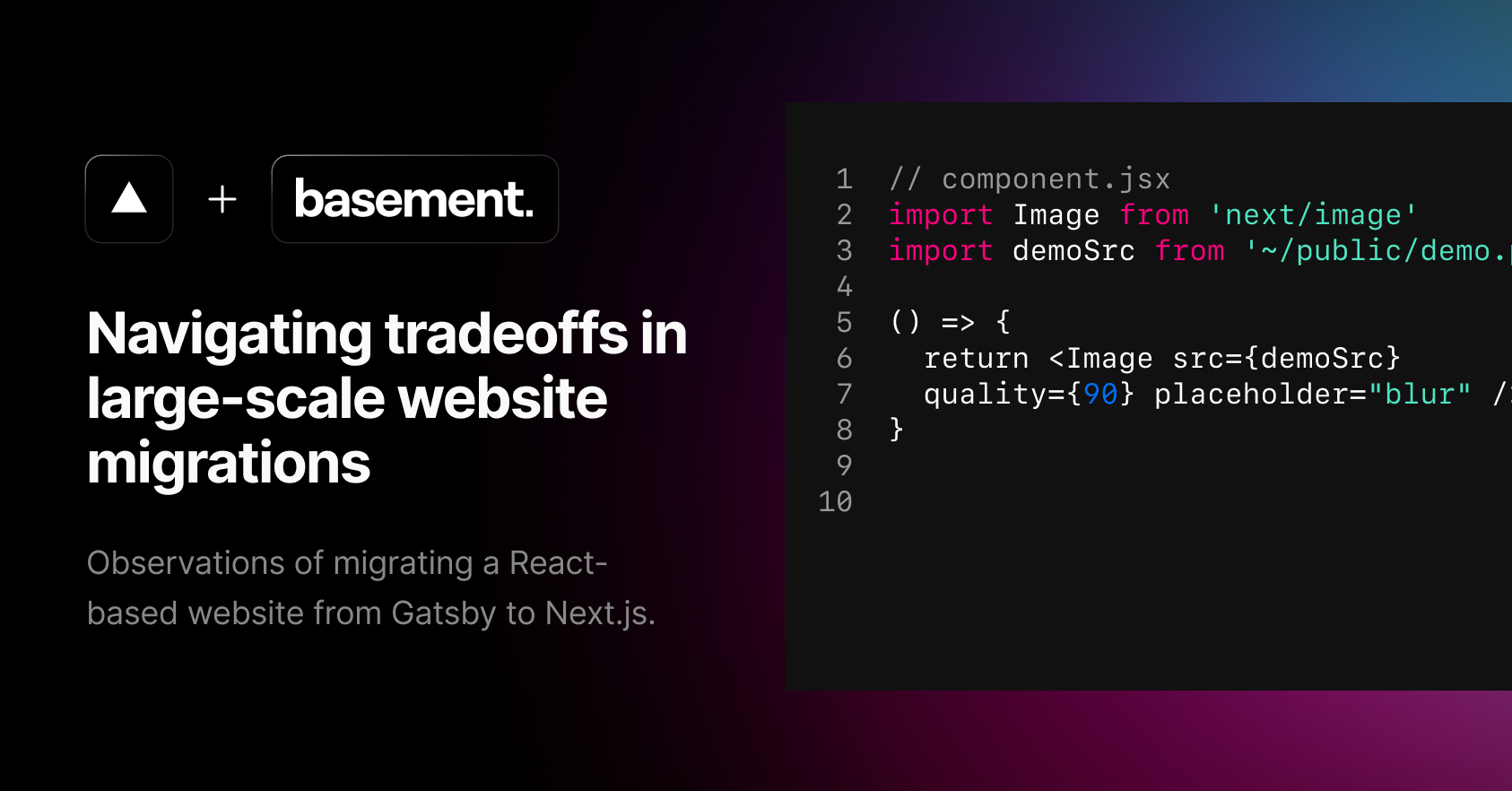 Moving From Gatsby To Next Js Vercel