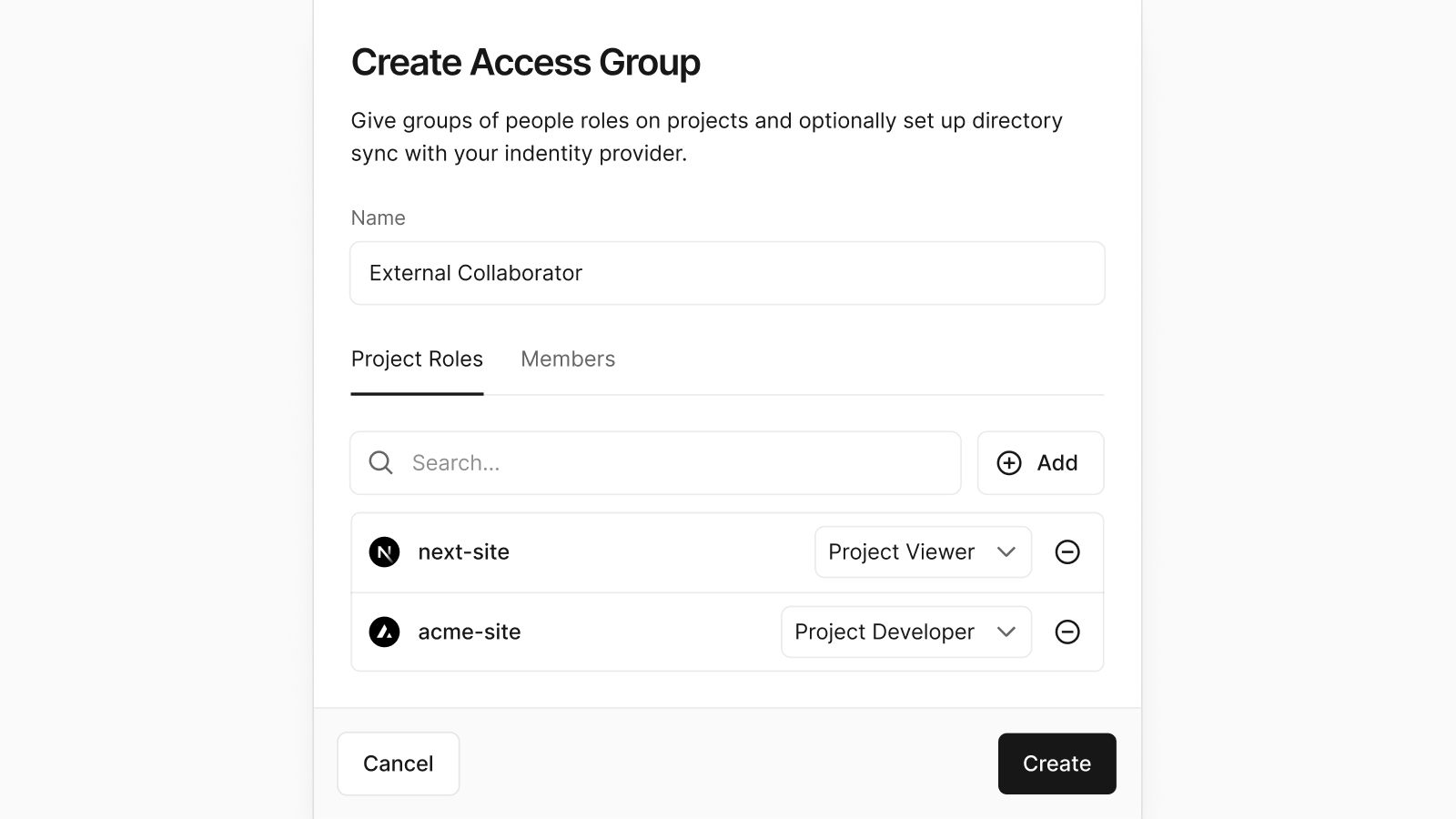 Access groups now generally available on Enterprise plans - Vercel