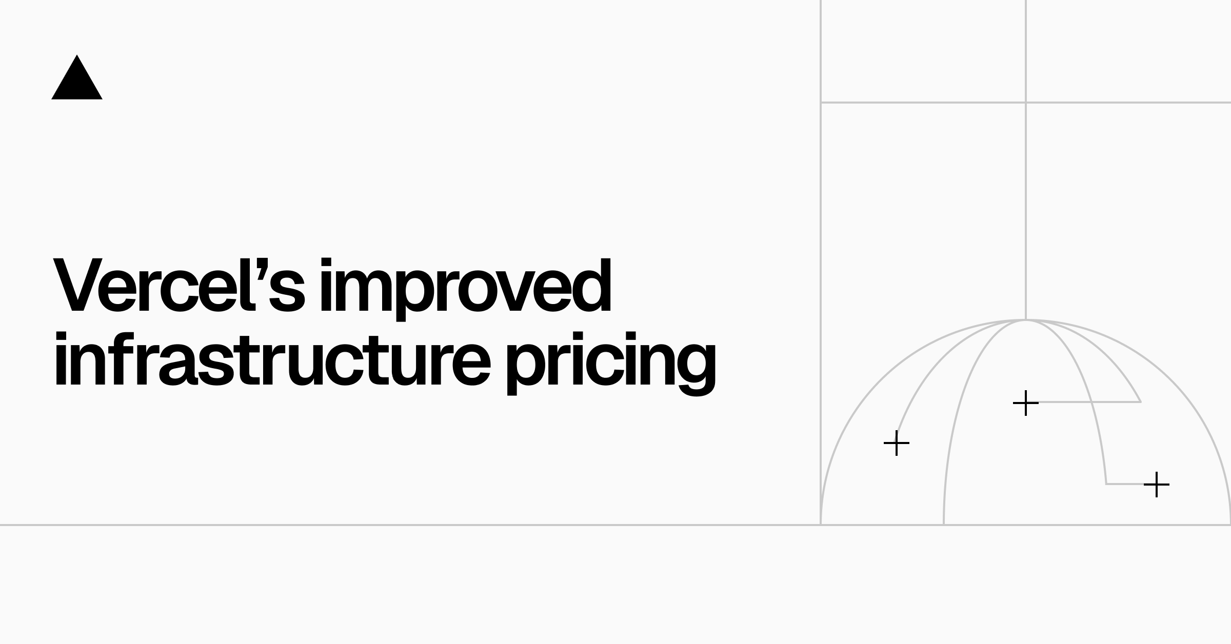 Improved infrastructure pricing - Vercel