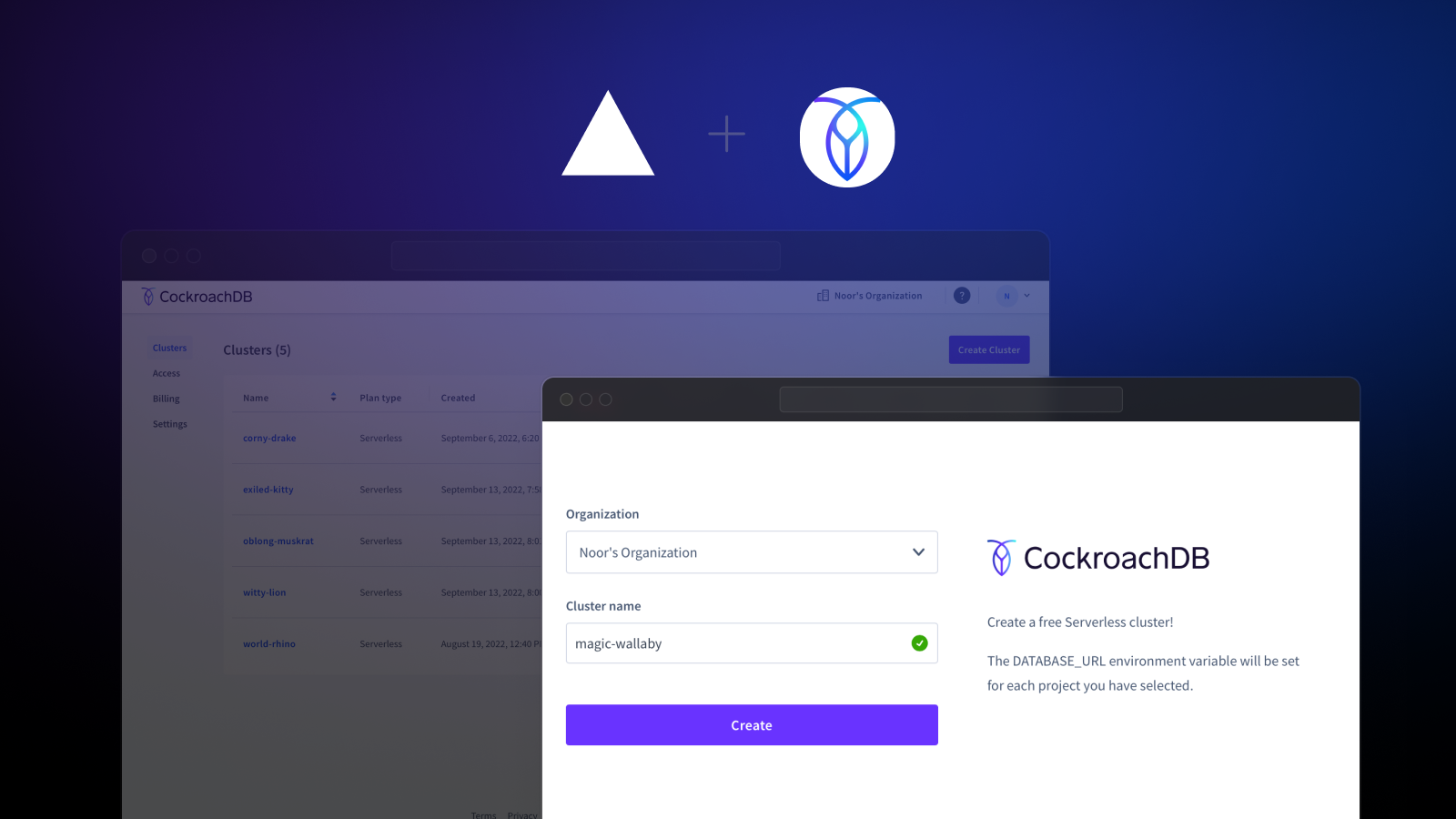 Add Elastic Scalability To Your Backend With Cockroach Labs Vercel