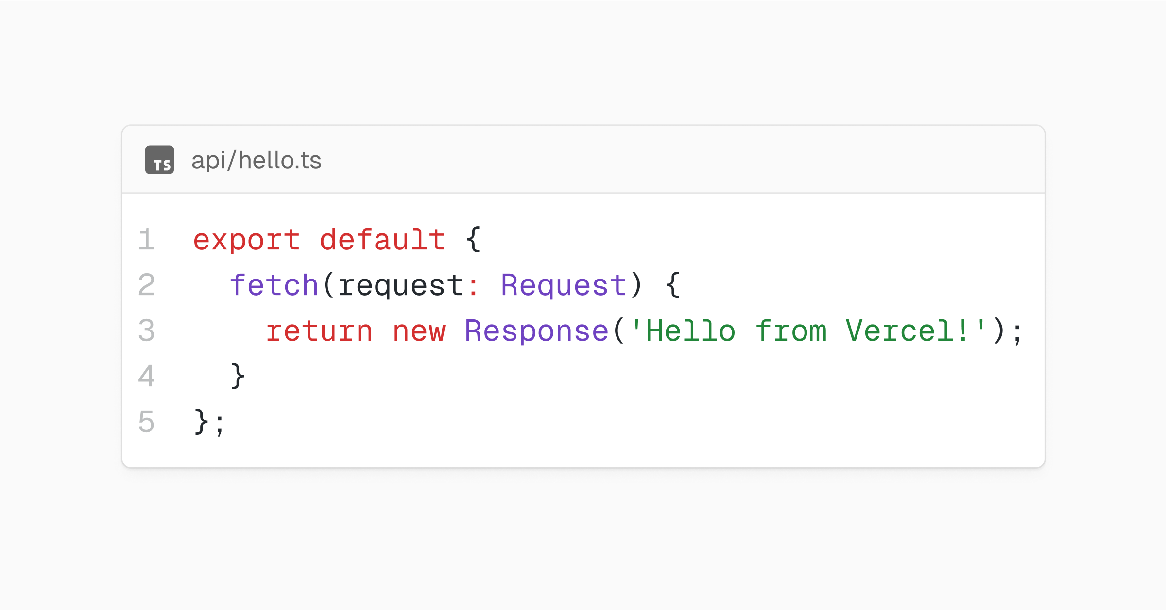 Node.js Vercel Functions now support fetch web handlers - Vercel