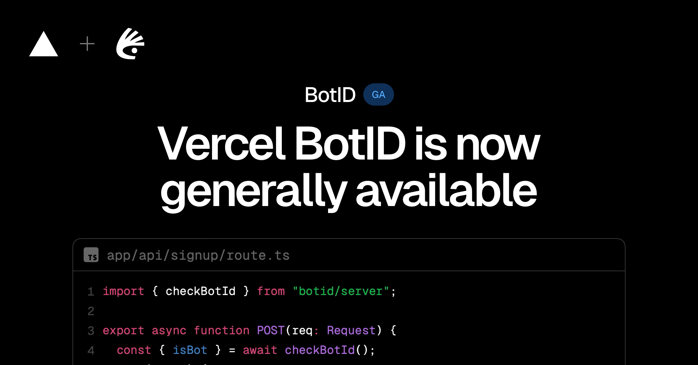 Vercel BotID is now generally available - Vercel