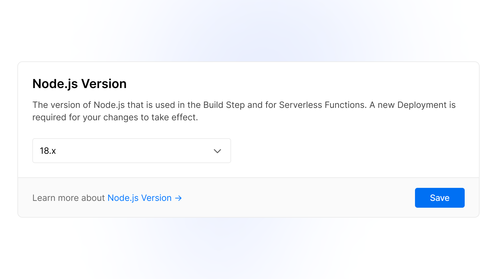 Node.js 18 LTS is now available - Vercel