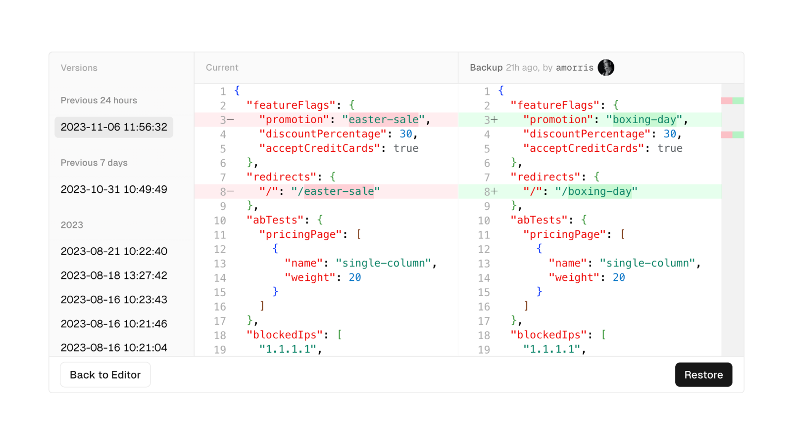Backups now available for Vercel Edge Config - Vercel