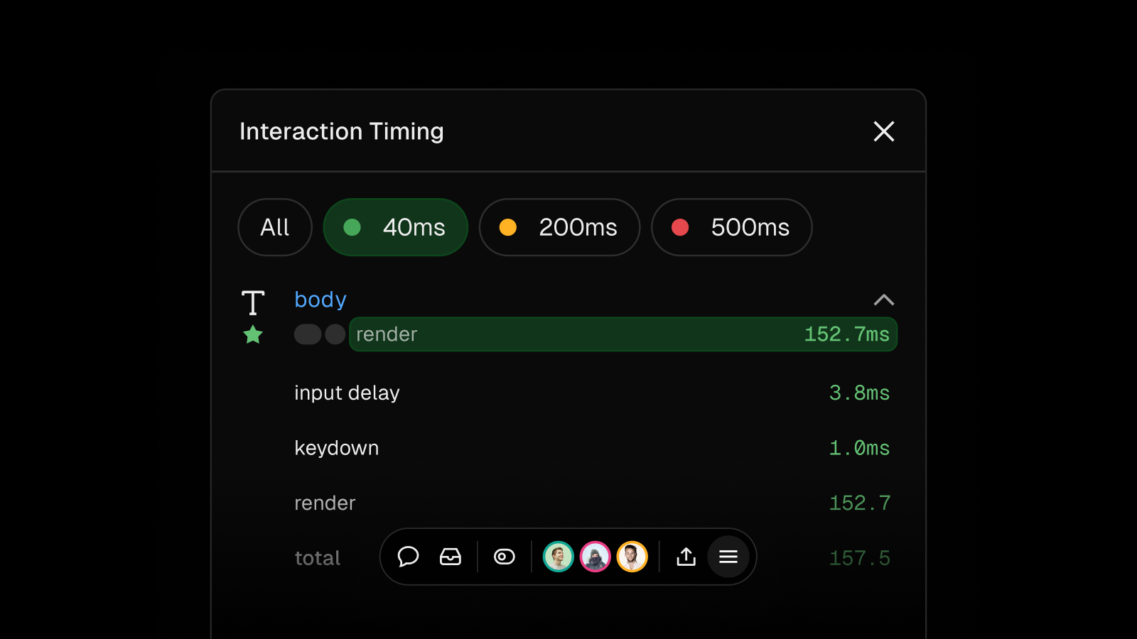 Understand Interaction to Next Paint (INP) with the Vercel Toolbar - Vercel