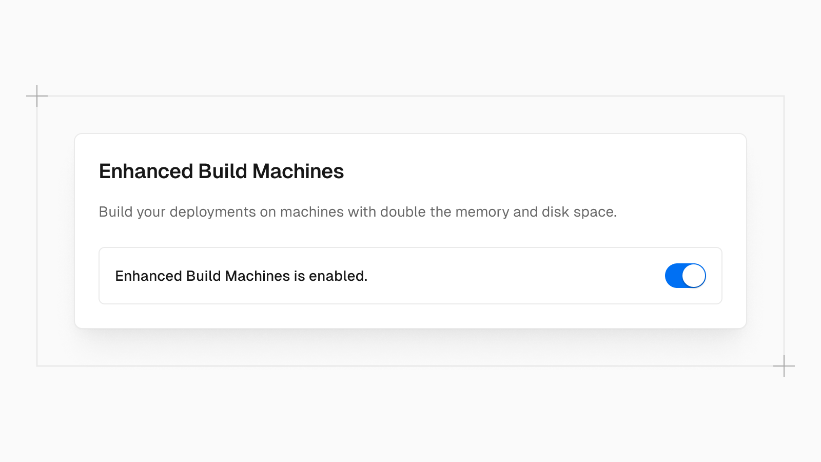 Improved build compute performance for Enterprise customers - Vercel