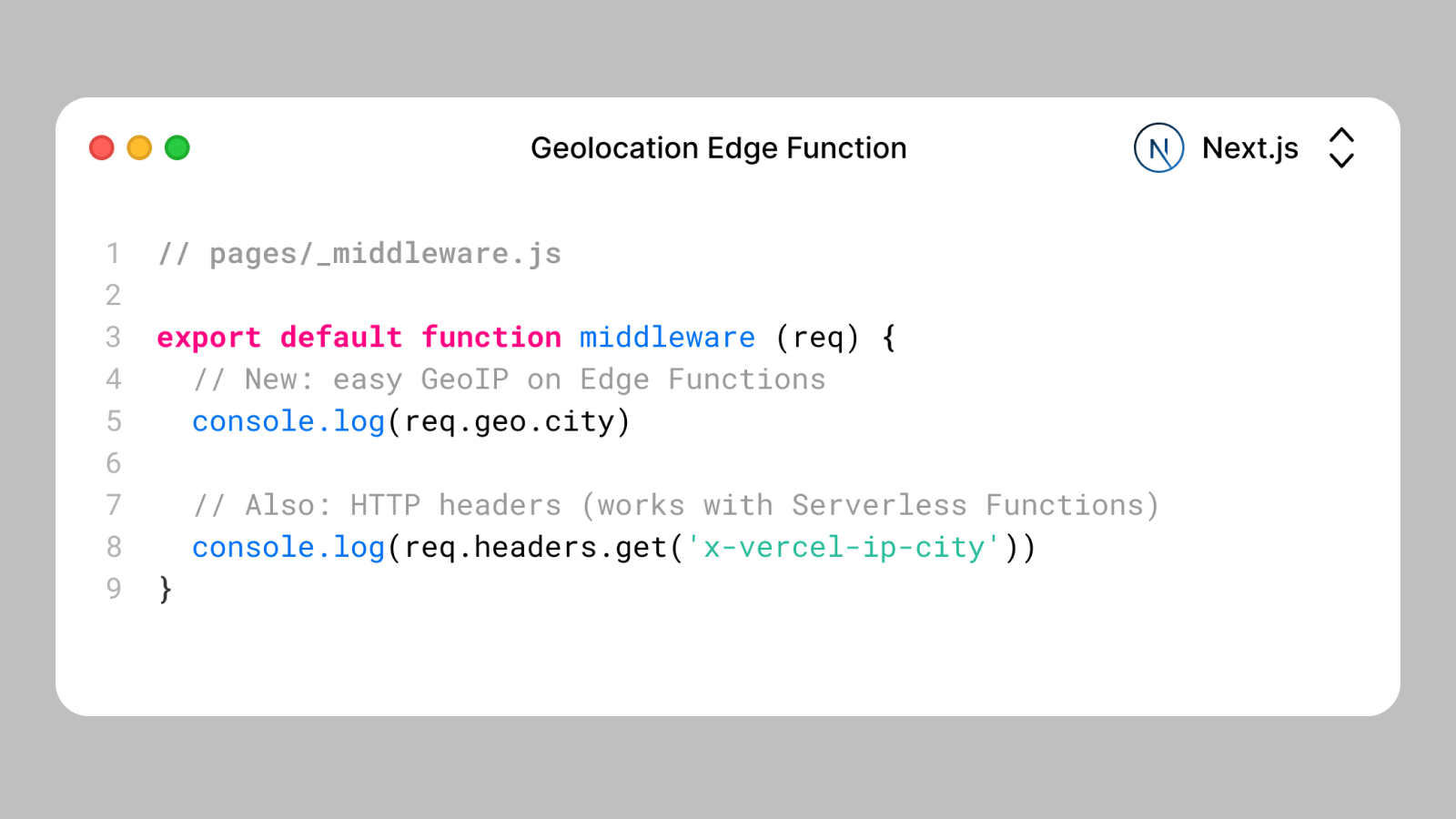 IP Geolocation now available for all plans - Vercel