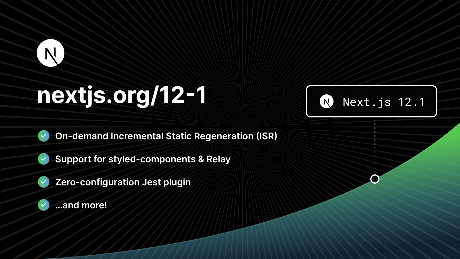 Next.js 12.1 is now available - Vercel Next.js 12.1 is now available - Vercel