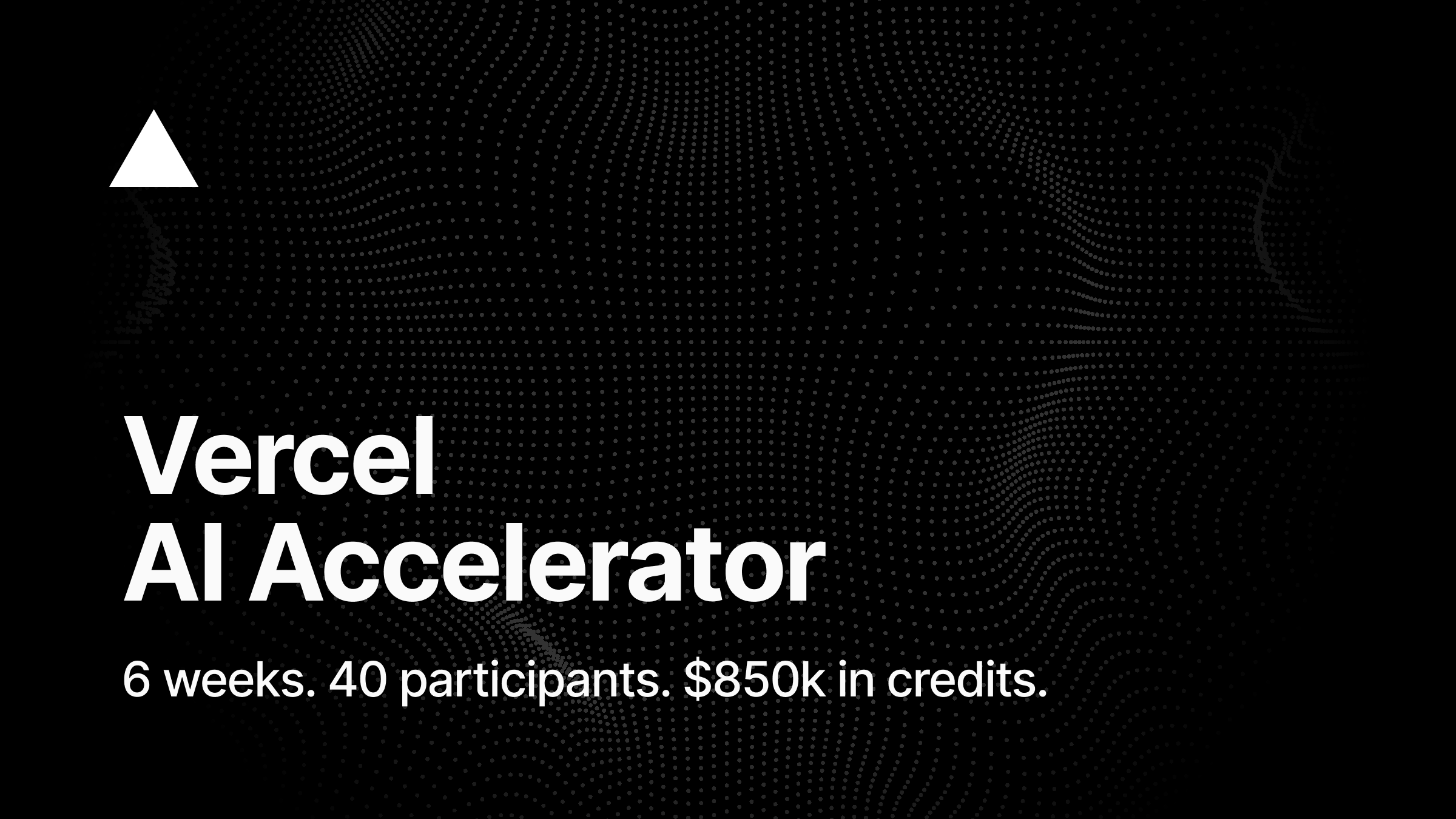 Introducing Vercel's AI Accelerator - Vercel