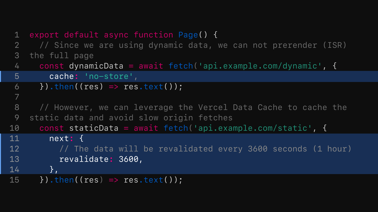 Introducing the Vercel Data Cache: Optimized caching for React Server ... Introducing the Vercel Data Cache: Optimized caching for React Server ...