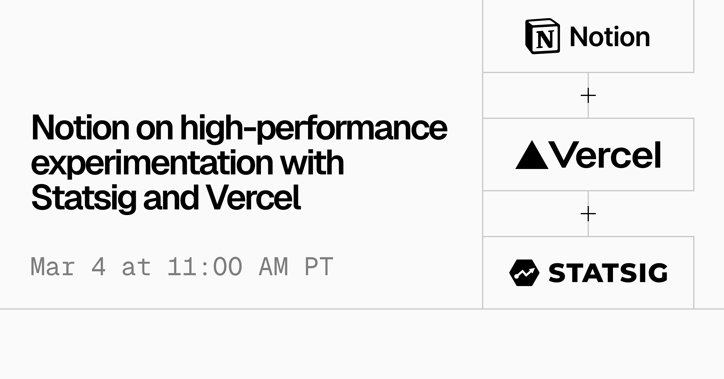How Notion achieves high-performance experimentation with Statsig and Vercel