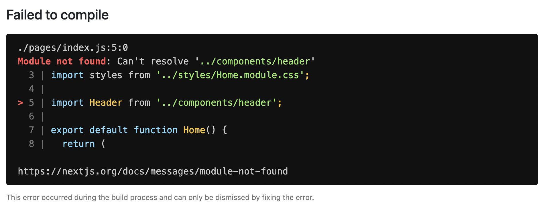 Advanced Features Error Handling Next js